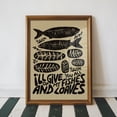 Affixzi Fishes and Loaves Wall Art, Christian Kitchen Decor, God ...