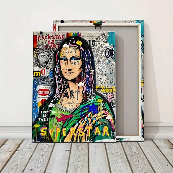 Affixzi Graffiti Wall Art for Bedroom, Living Room, Dining Room ...