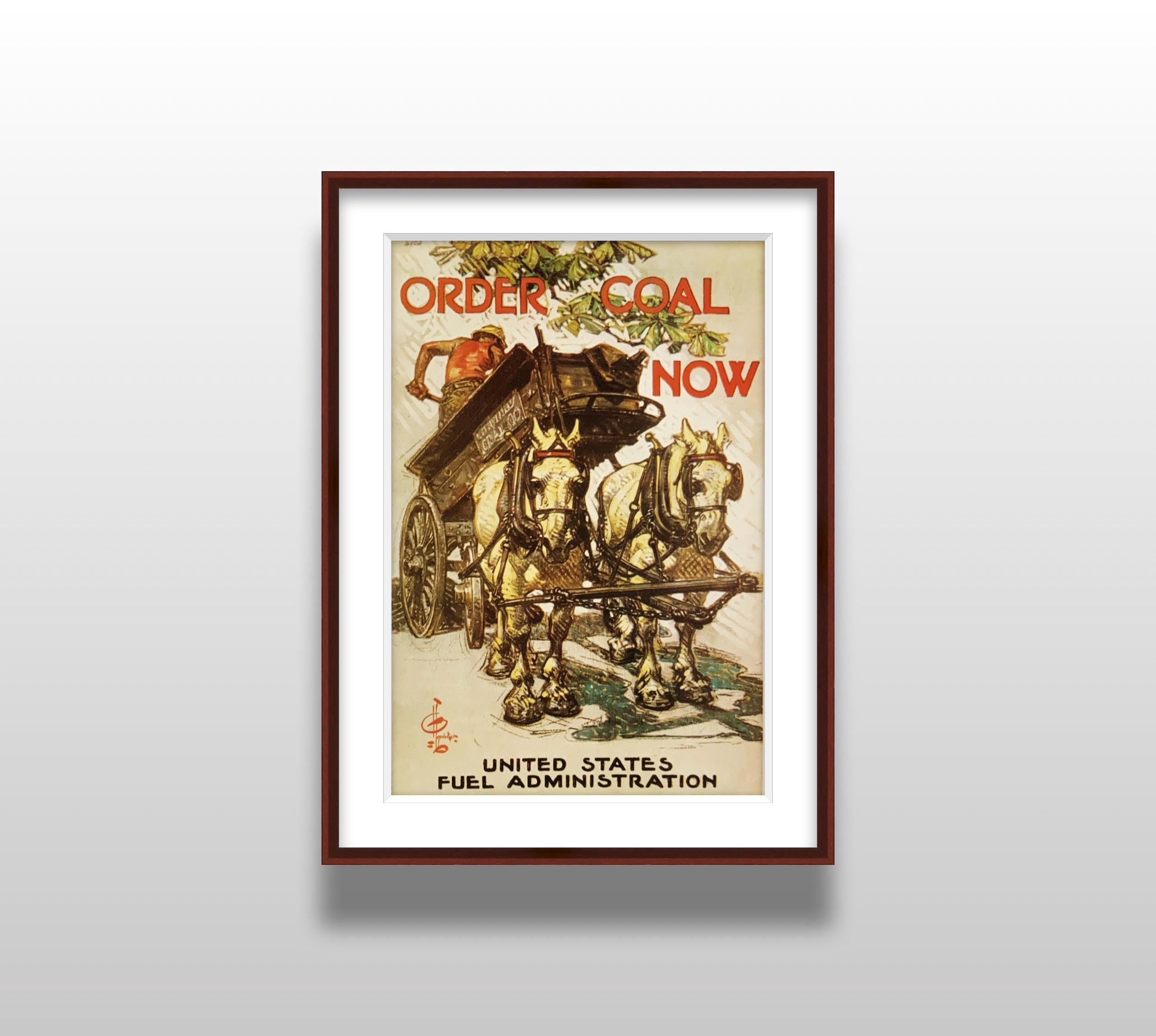 Affixzi J.C. Leyendecker WWI Poster Order Coal Now Bonds 1974 Book ...