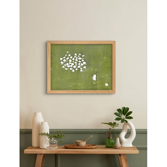 Affixzi Jesus Leaves the 99 Canvas Print, Good Shepherd Bible Art ...