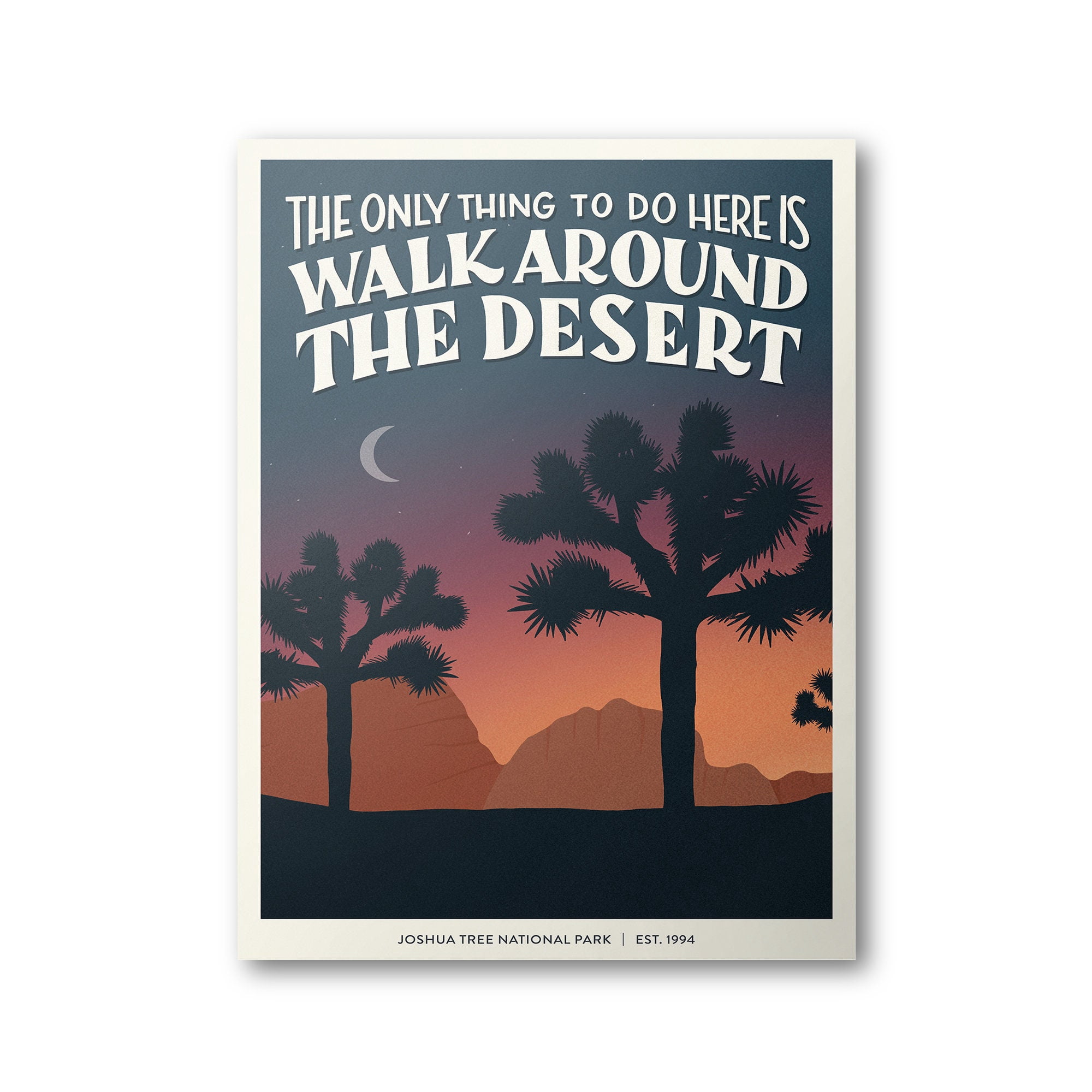Affixzi Joshua Tree National Park Poster | Subpar Parks Poster ...