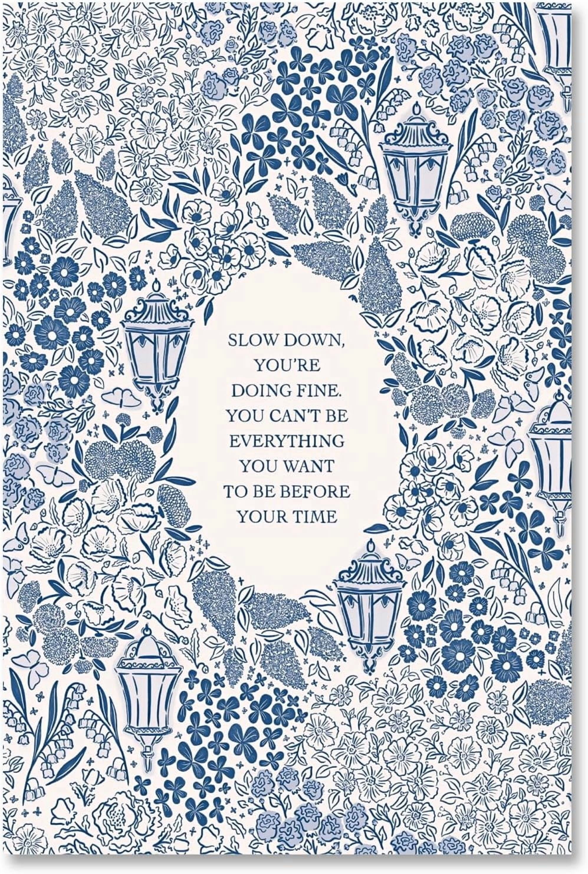 Affixzi LEKDRA Slow Down You're Doing Fine Music Poster, Motivational ...