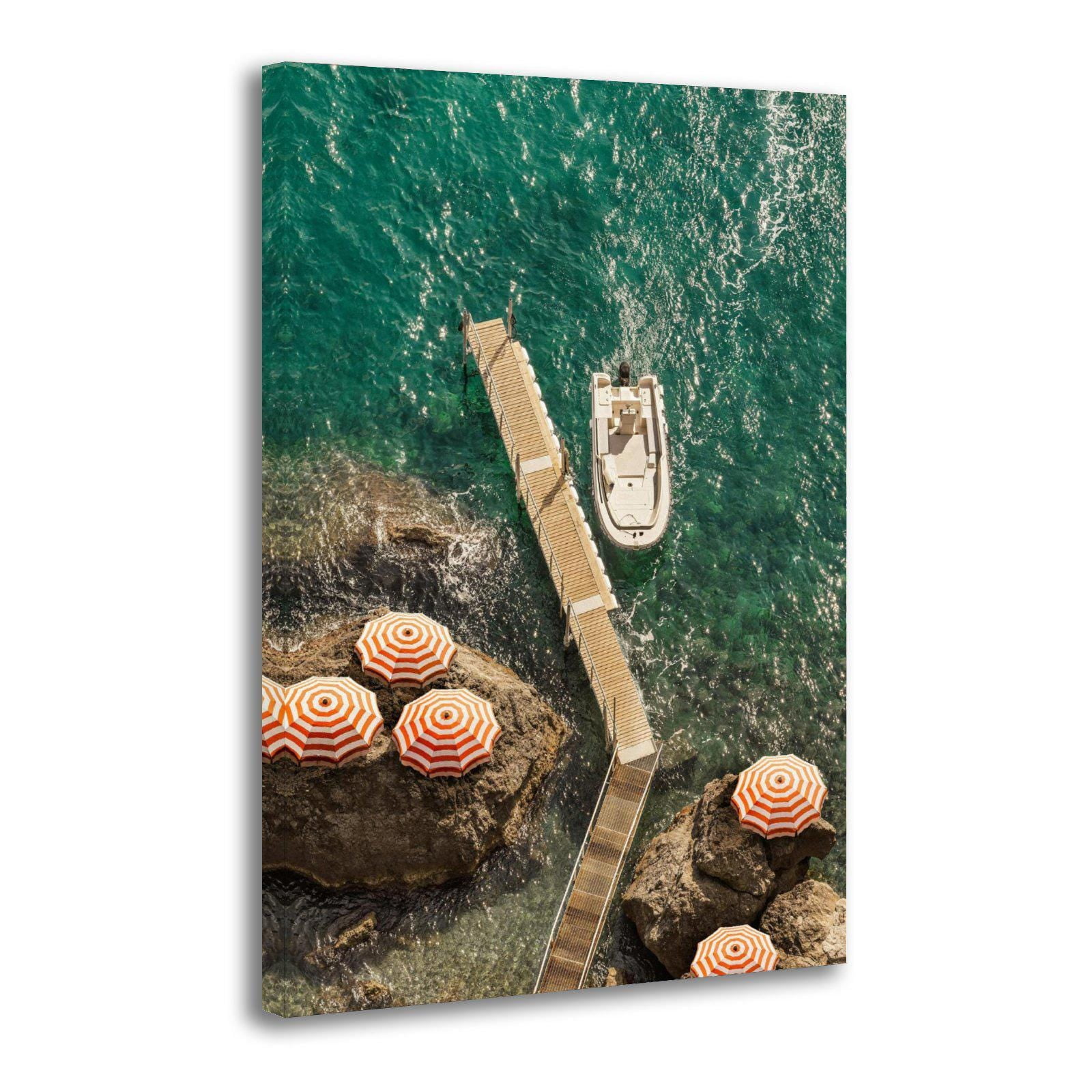 Affixzi Mediterranean Retro Sky Dock Wall Decoration, Amalfi Coast ...