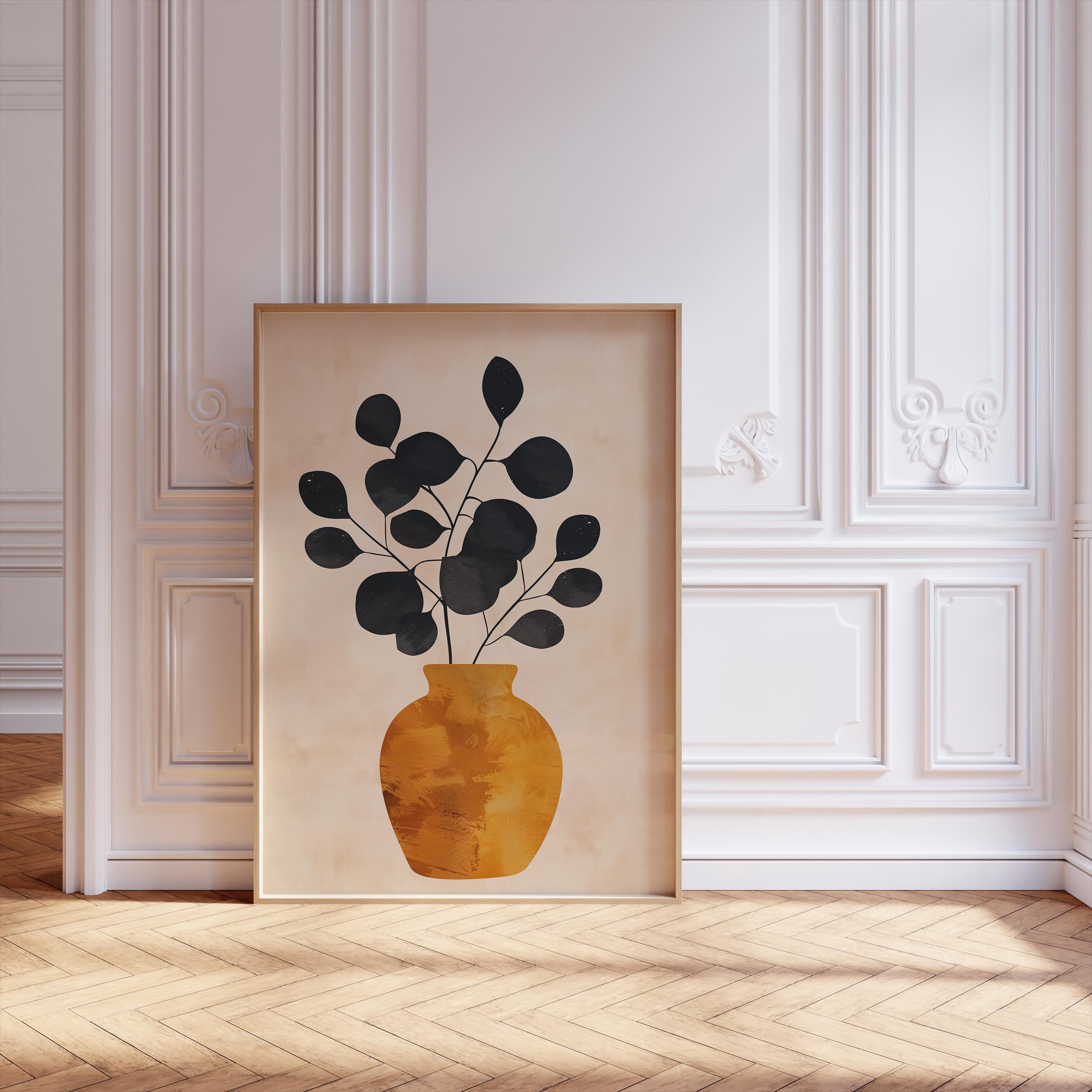 Affixzi Minimalist Botanical Print Botanical Print Abstract Art Poster ...