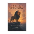 Affixzi Motivational Wall Art Standing Still, Canvas Lion Prints ...