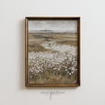 Affixzi Neutral Wildflower Meadow Wall Art, White Floral Field ...