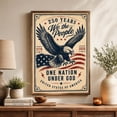 Affixzi Patriotic Eagle Poster, We The People Wall Art, Vintage ...