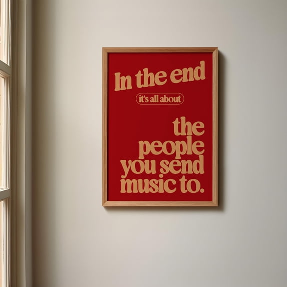 Affixzi It's All About The People You Send Music To Print | Music ...