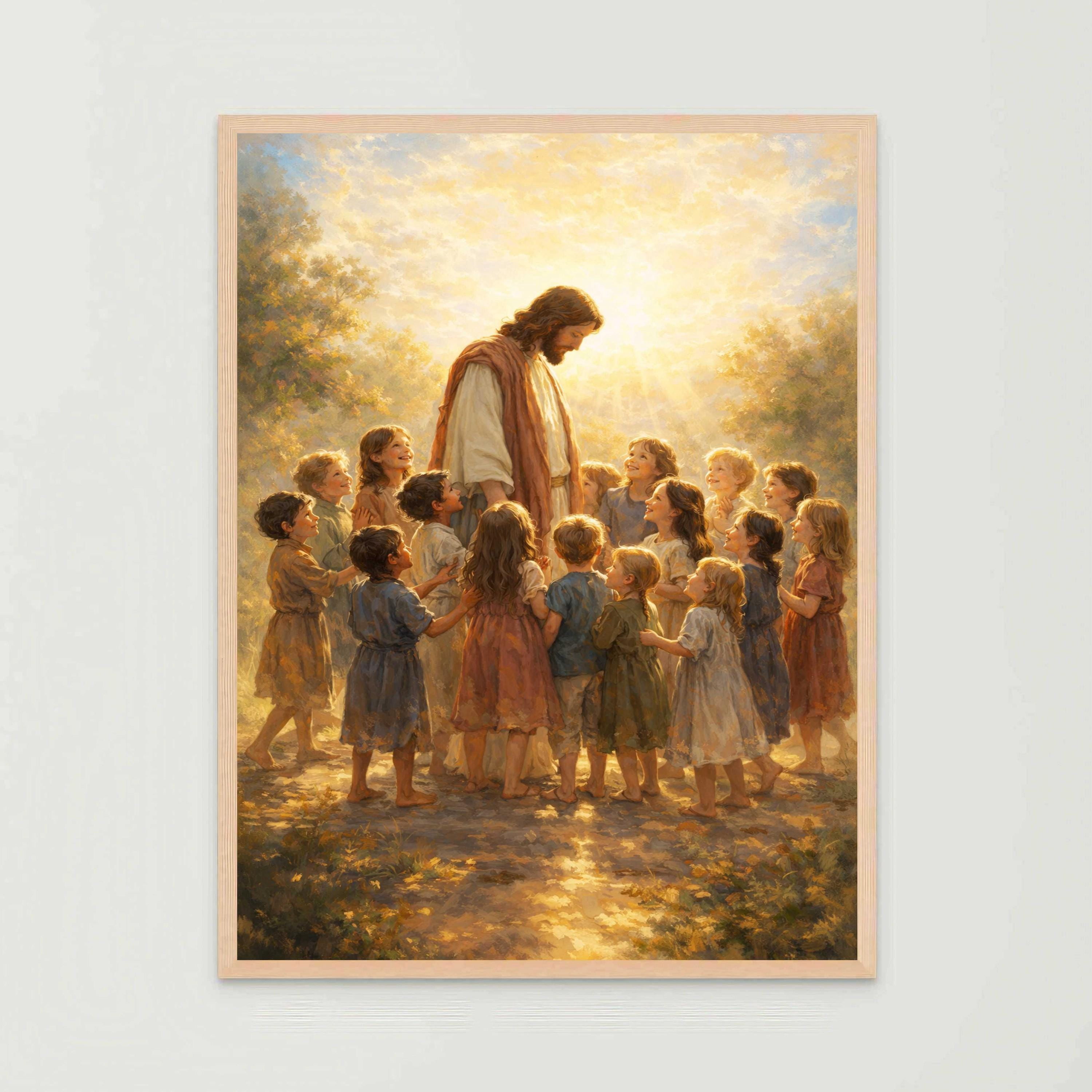 Affixzi Religious Wall Art Set, Christian Nursery Prints, Bible Decor ...