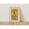 Affixzi Retro Baseball Print, Sports Wall Art for Room, Unframed Canvas ...