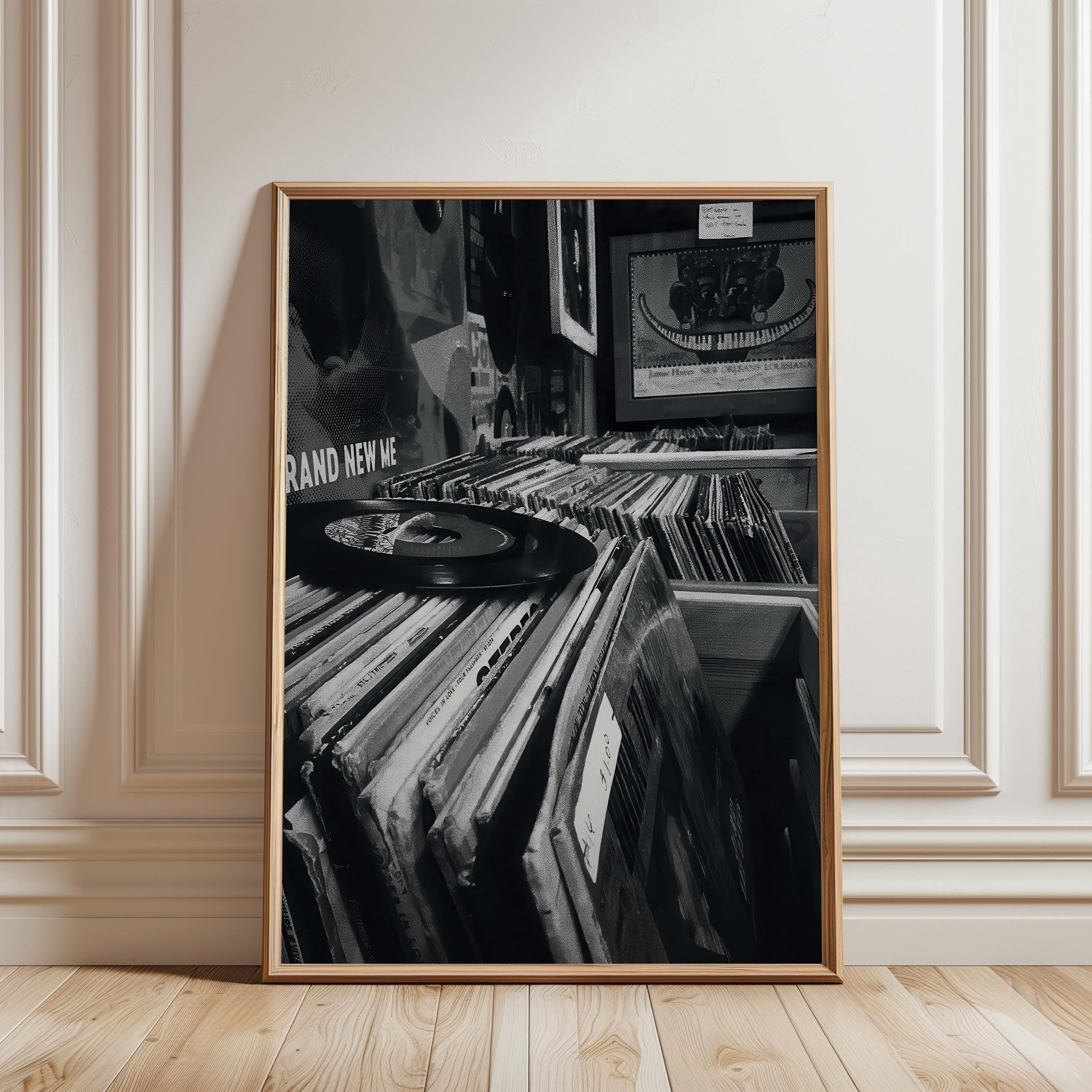 Affixzi Retro Music Wall Art Poster - Vintage Vinyl Record Print for ...