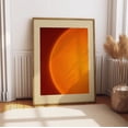 Affixzi Retro Sun Print, Psychedelic Aura Wall Art, Warm Gradient Solar ...