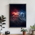 Affixzi USA 250th Anniversary Airshow Poster, Jet Formation Print ...