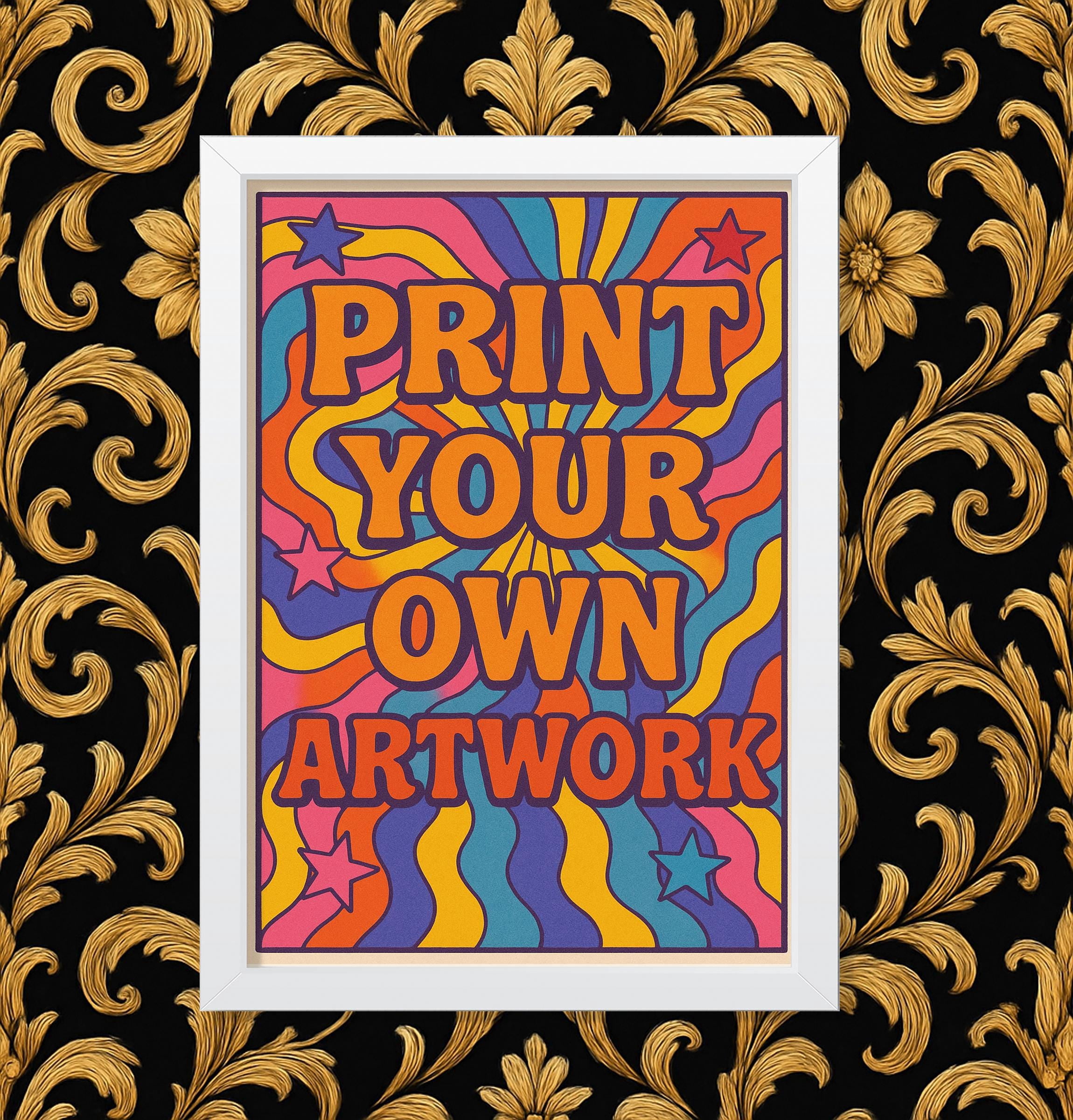 Affixzi Wall Art Poster Print, Print Your Own Artwork or Photos, High ...