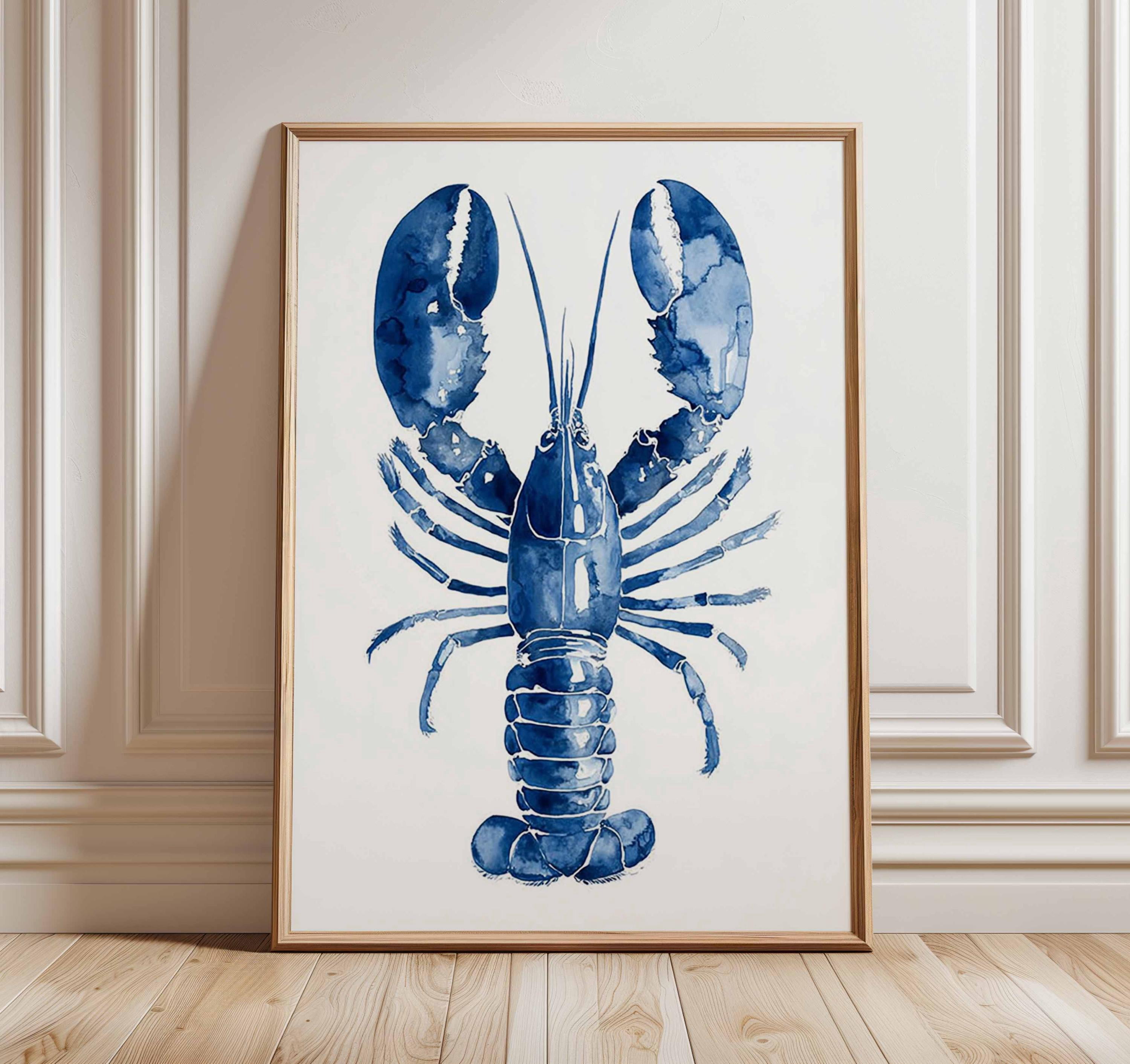 Affixzi Wall Art Print, Nautical Coastal Decor, Ocean Animal Poster ...
