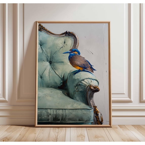 Affixzi Whimsical Bird Art Print - Colorful Nature-Inspired Wall Decor ...