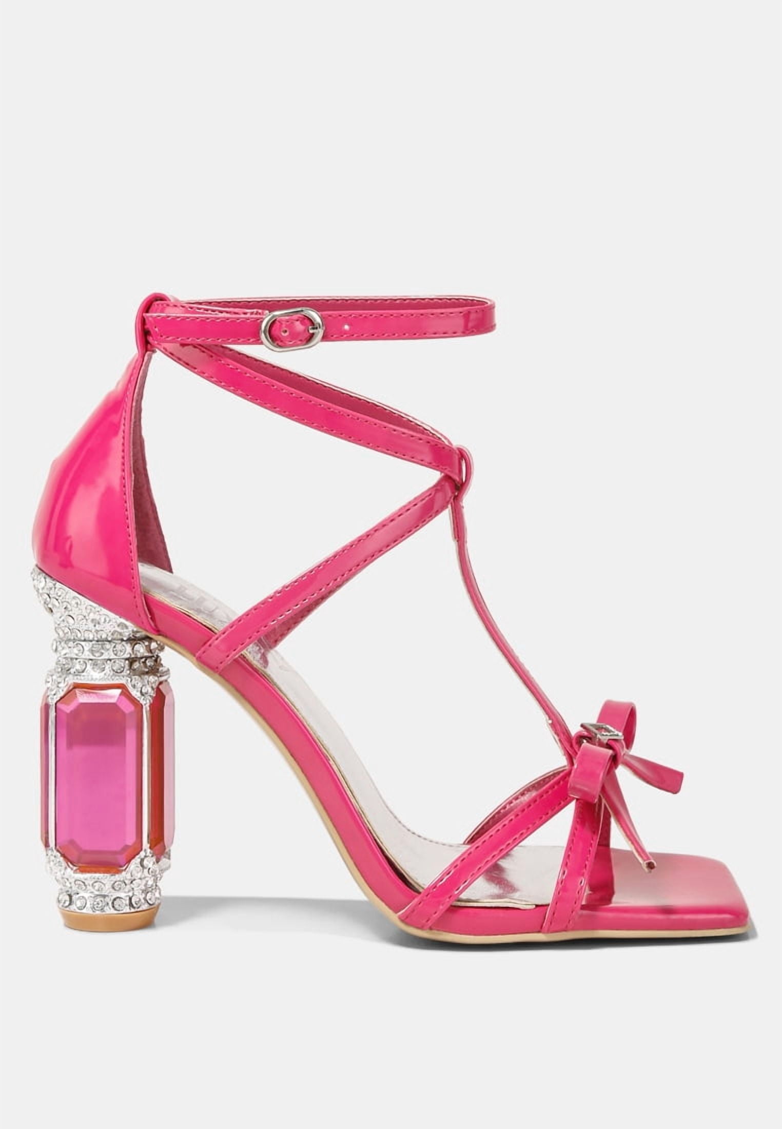Affluence Jeweled High Heel Sandals - Walmart Business Supplies