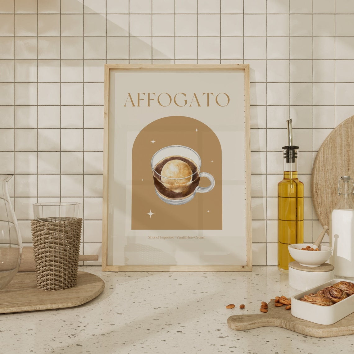 Affogato Coffee Print, Coffee Print, Coffee Nook Wall Art Print, Trendy ...