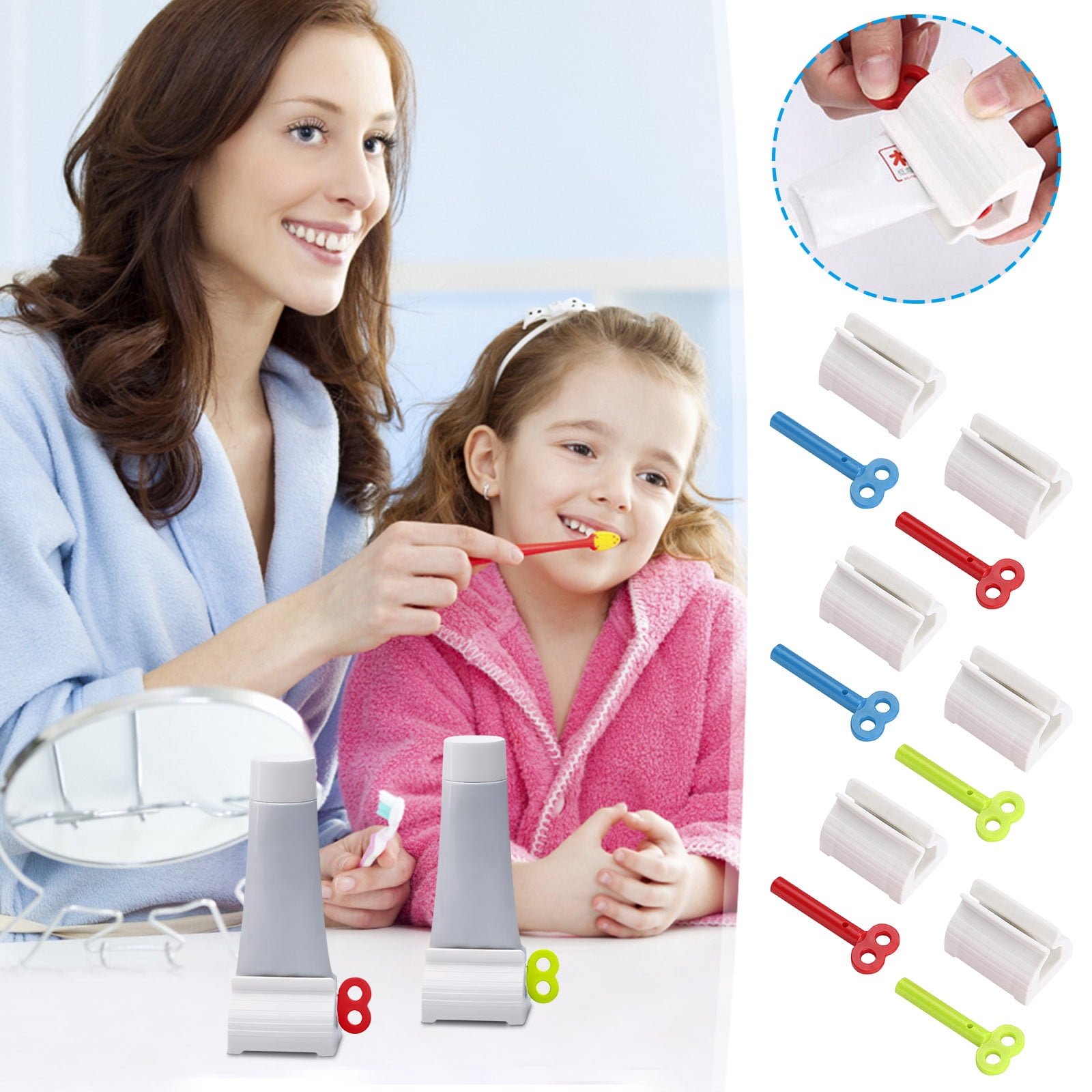 Affordable Deal, Manual Toothpaste Dispenser, Easy Rotation Toothpaste ...