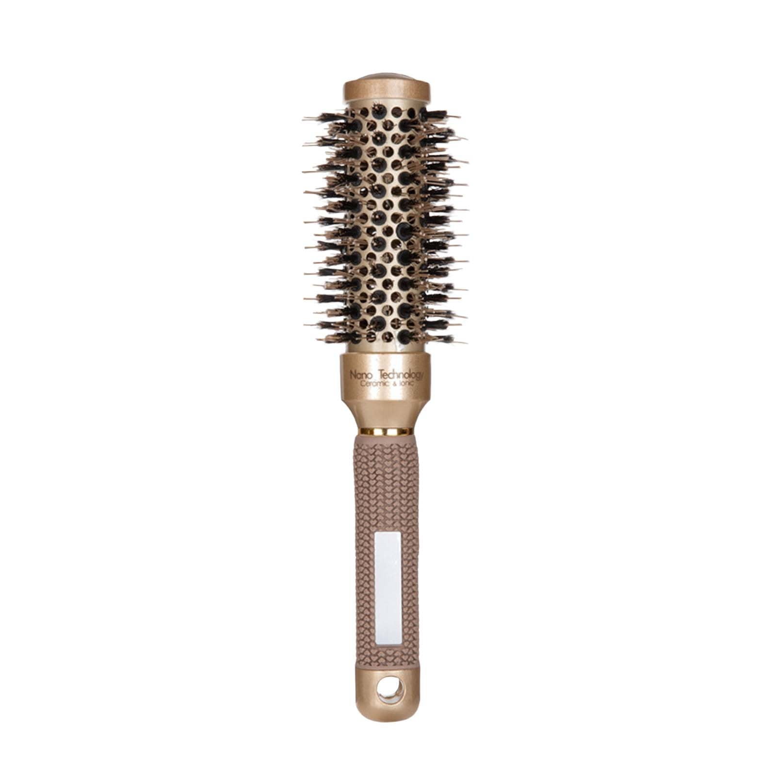 Affordable hair brush options Hair brush with natural Roll Comb Round ...