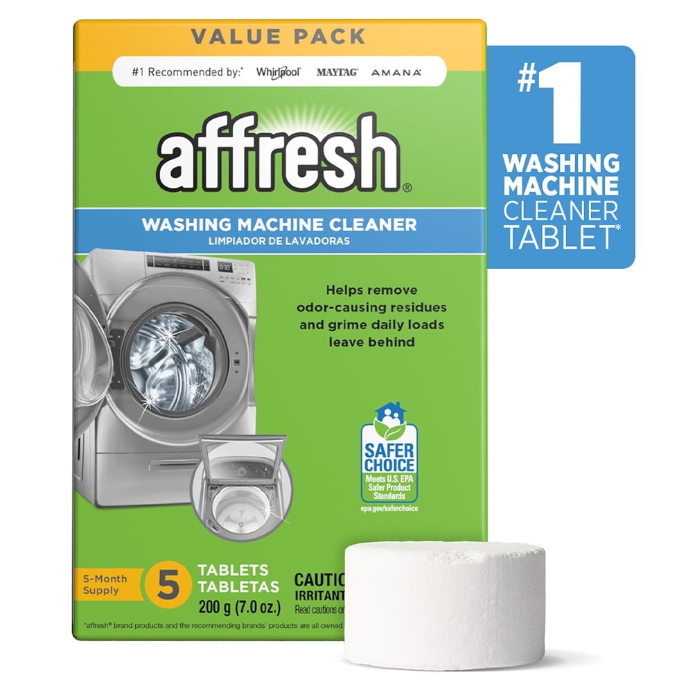 Affresh Washer Cleaner Tablets, 5 Count - Walmart.com