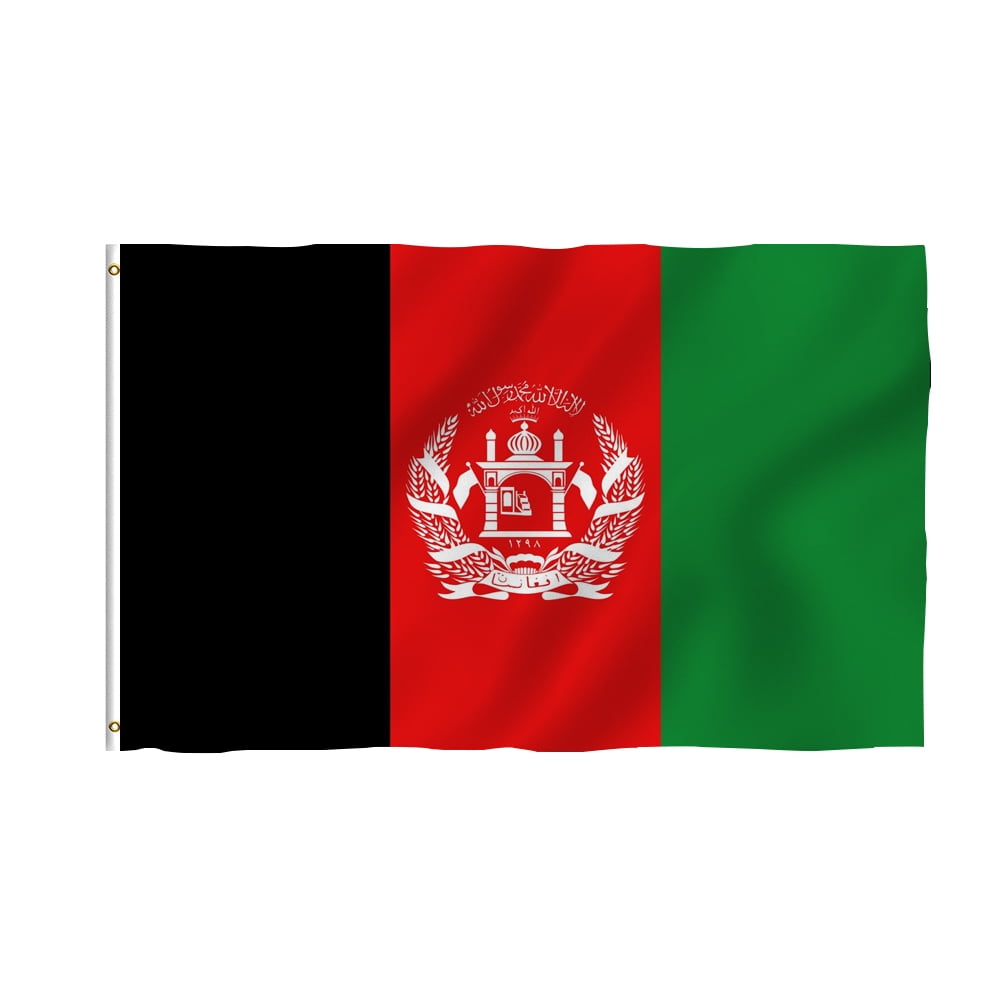Afghan Afghanistan Flag 3x5 Outdoor- 100% Durable Polyester Vivid Color ...