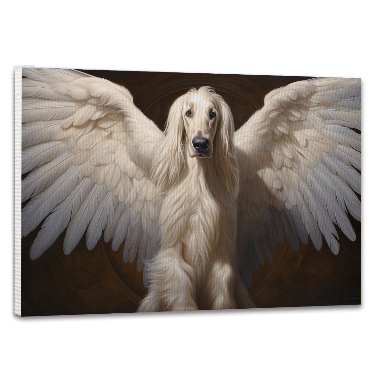 Afghan Hound Dog Memorial Gifts - Waiting At The Door Canvas - Dog ...