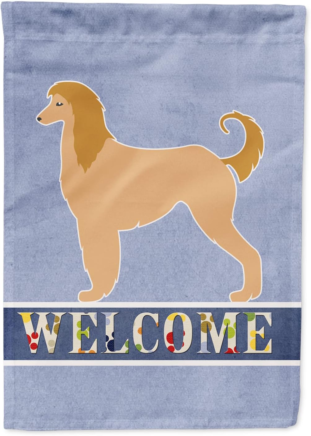 Afghan Hound Welcome Garden Flag Mailbox Flag Decorative Yard Flag ...