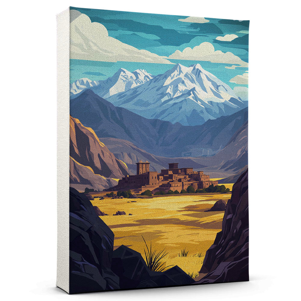 Afghanistan Canvas, Travel Canvas, City Prints Wall Decor, Afghanistan ...