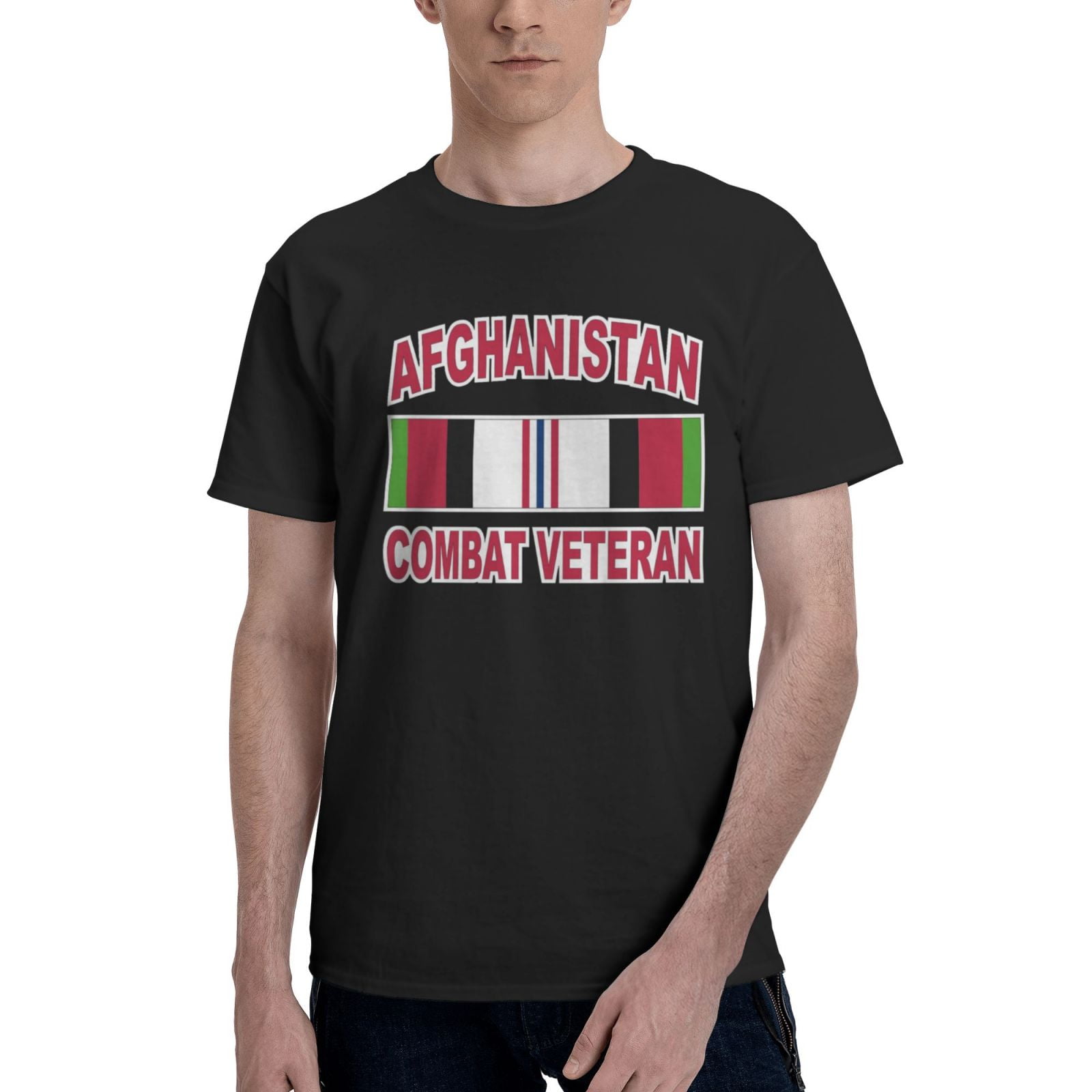 Afghanistan Combat Veteran Men's Athletic T Shirts Fashion Running Gym ...