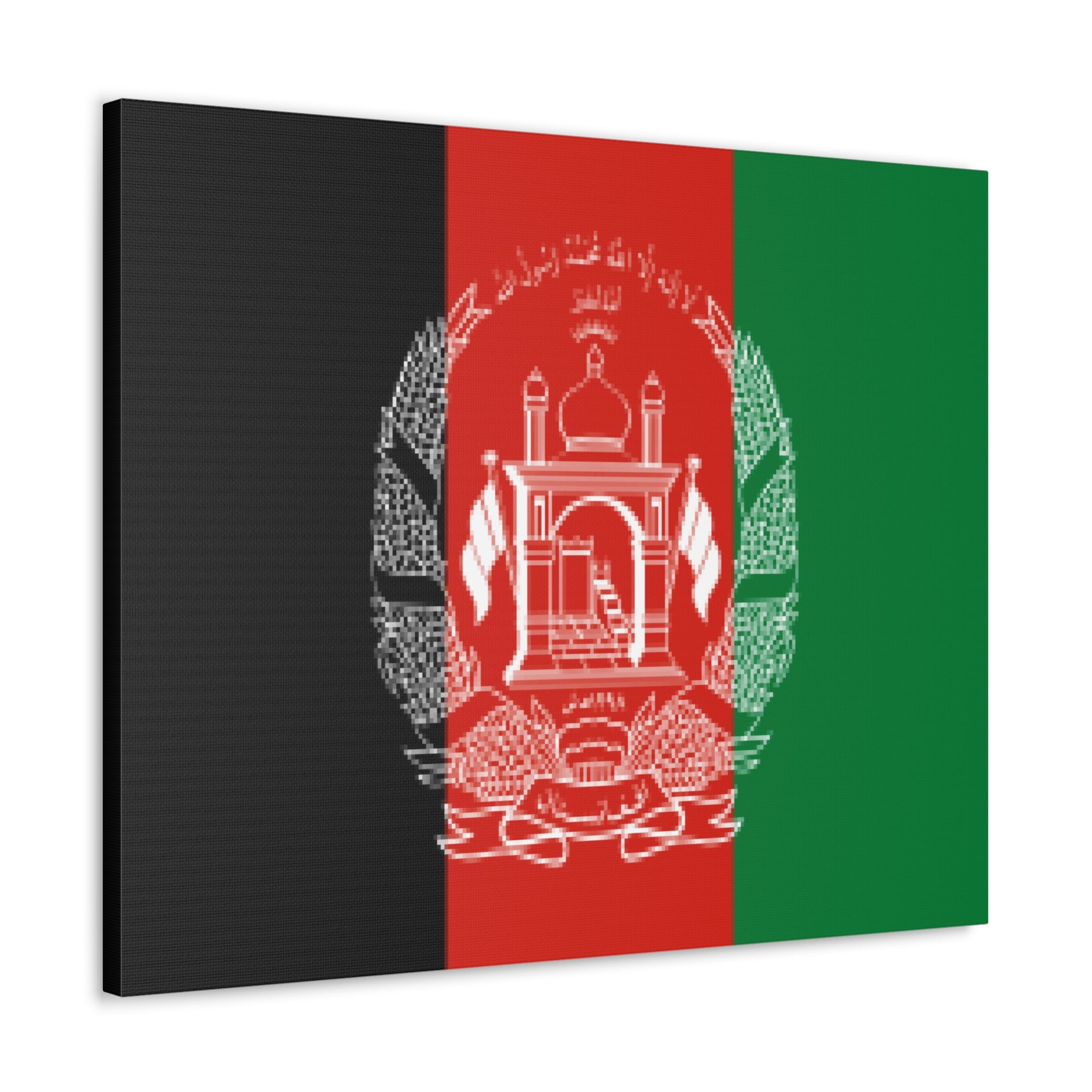 Afghanistan Country Flag Canvas Vibrant Wall Art Unframed Home Decor ...