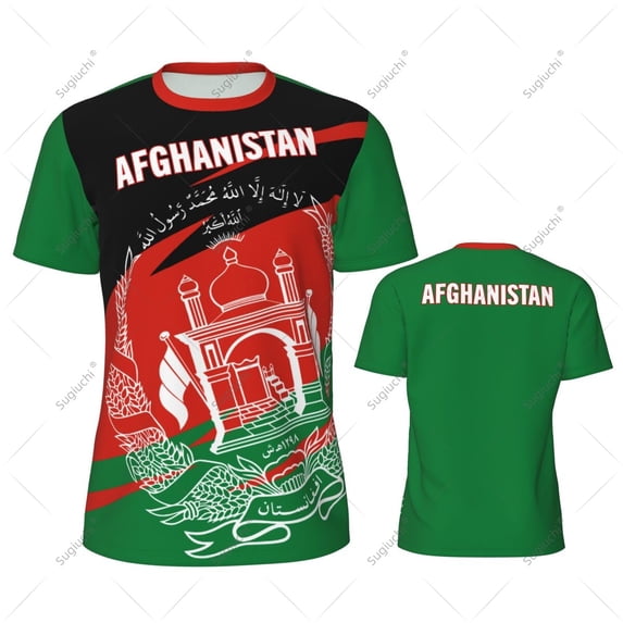 Afghanistan Flag Men Sports T-shirt Women Tees jersey for Soccer ...