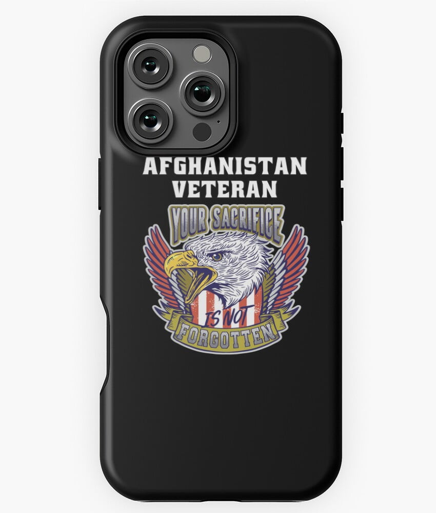 Afghanistan Veteran Not Forgotten Phone Case for iPhone 16 15 14 13 12 ...