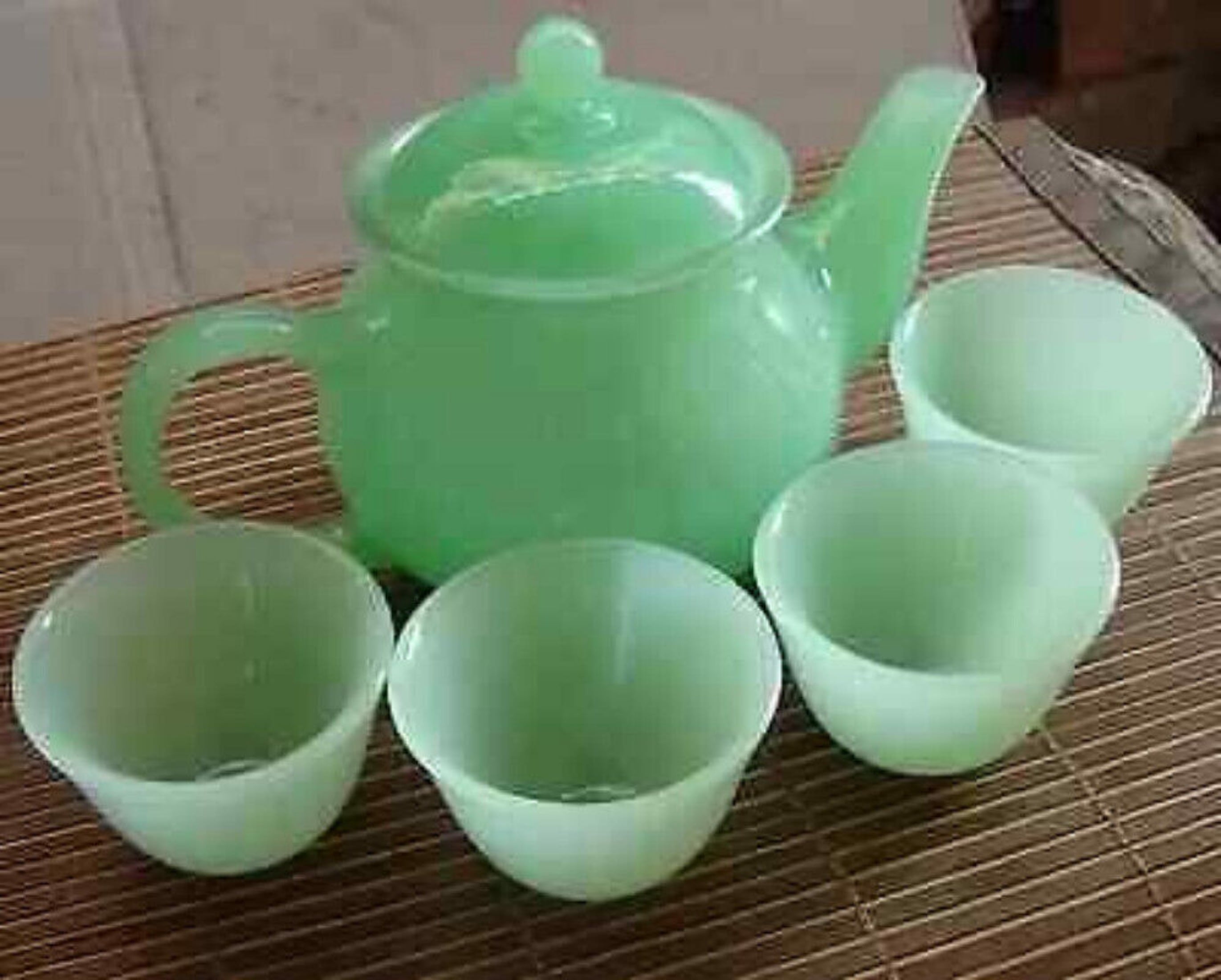 Afghanistan White Jade Teapot Kung Fu Teapot Tea Set - - Walmart.com
