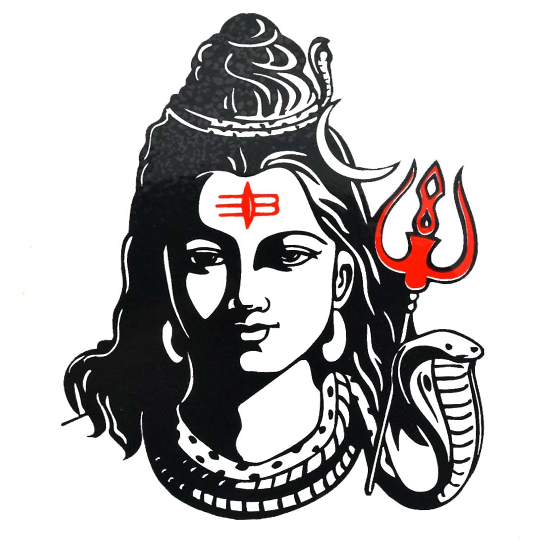 Afh Lord Shiva Mahadev Religious Waterproof Temporary Body Tattoo ...