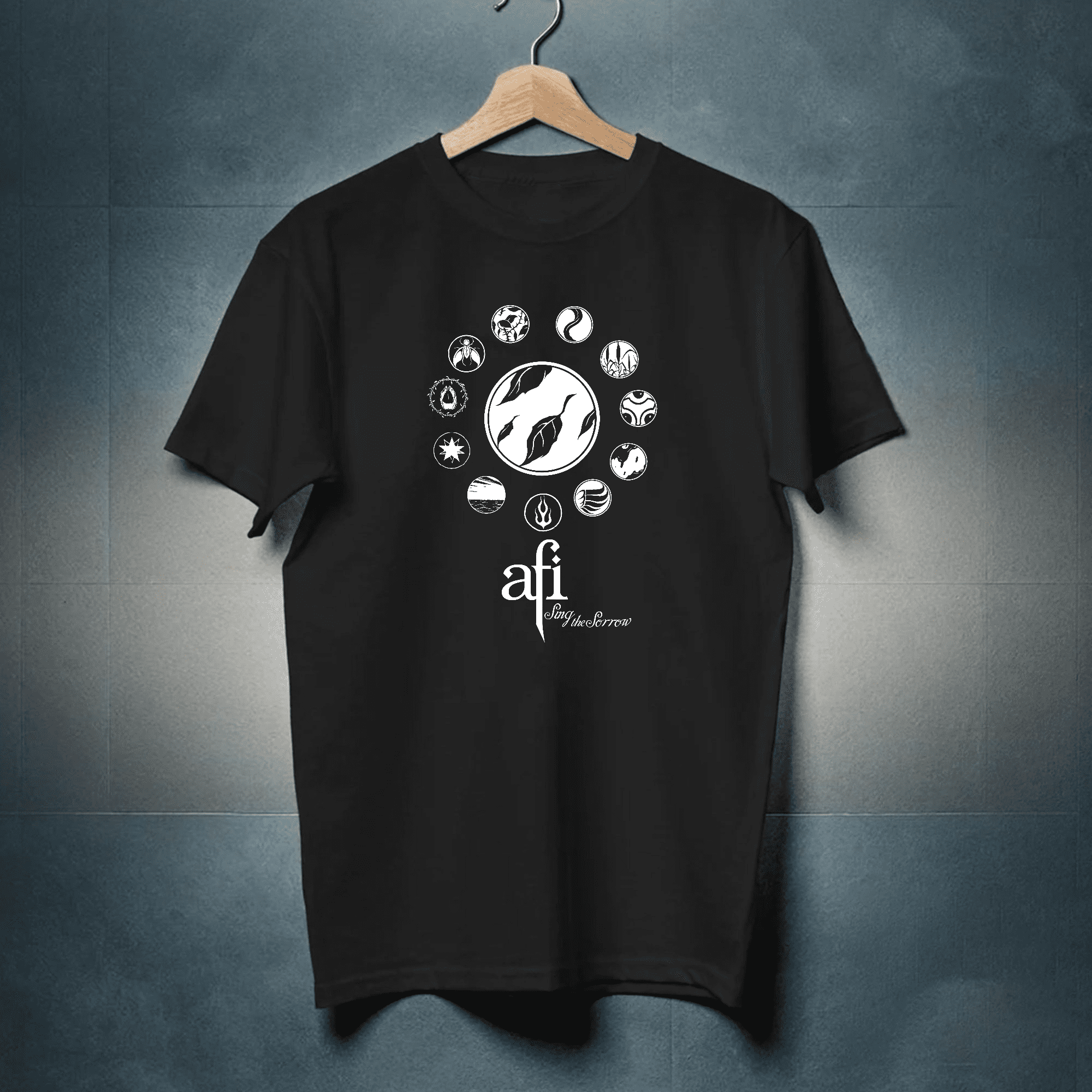 Afi Band Sing The Sorrow Short Sleeve Unisex T-Shirt All Size - Walmart.com