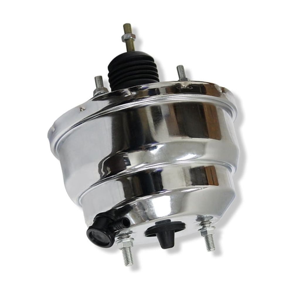 Aflle Racing 8" Dual Universal Chrome Brake Booster Muscle Car Hot Rod ...