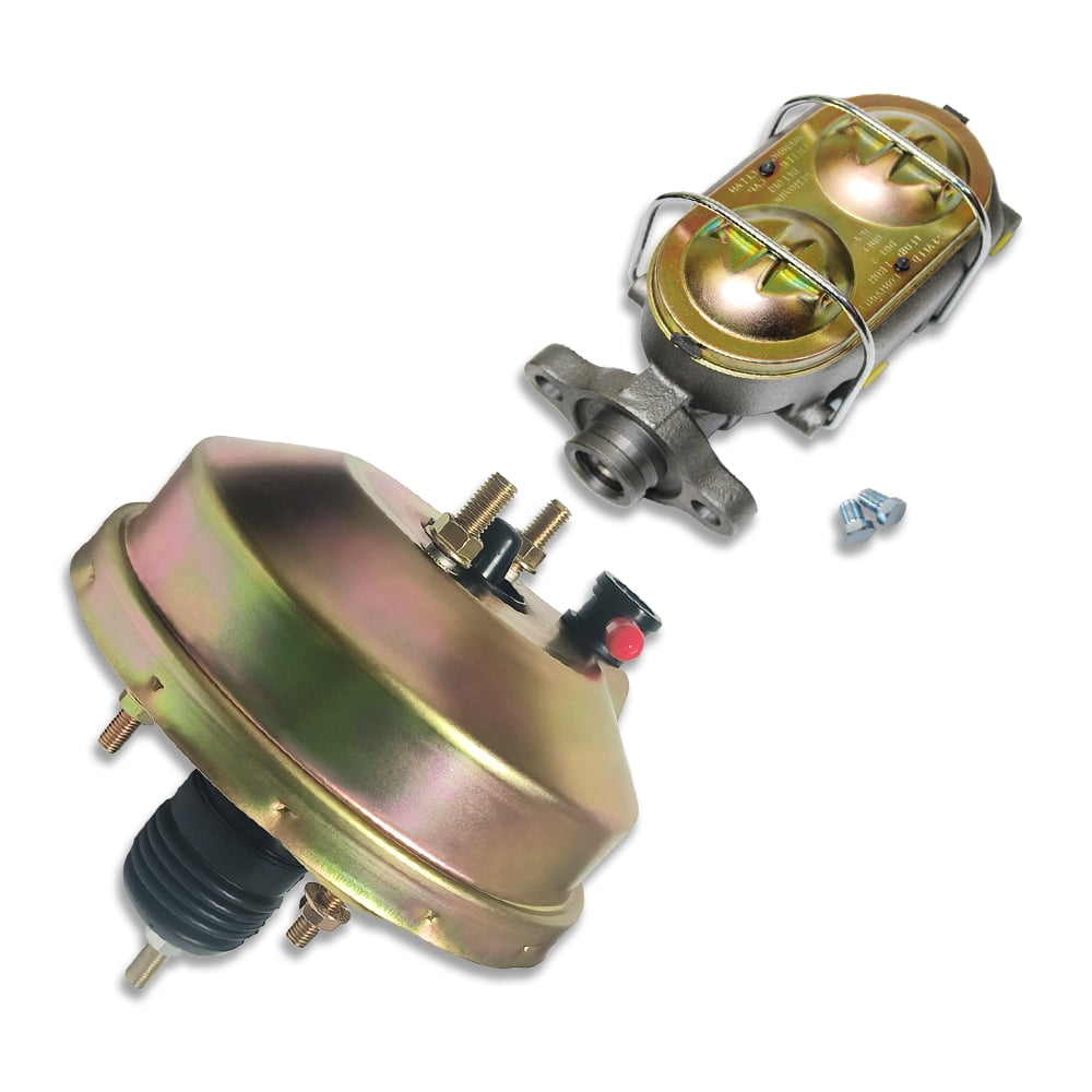 Aflle Racing 8" Single Diaphragm Zinc Brake Booster & GM Corvette Style ...