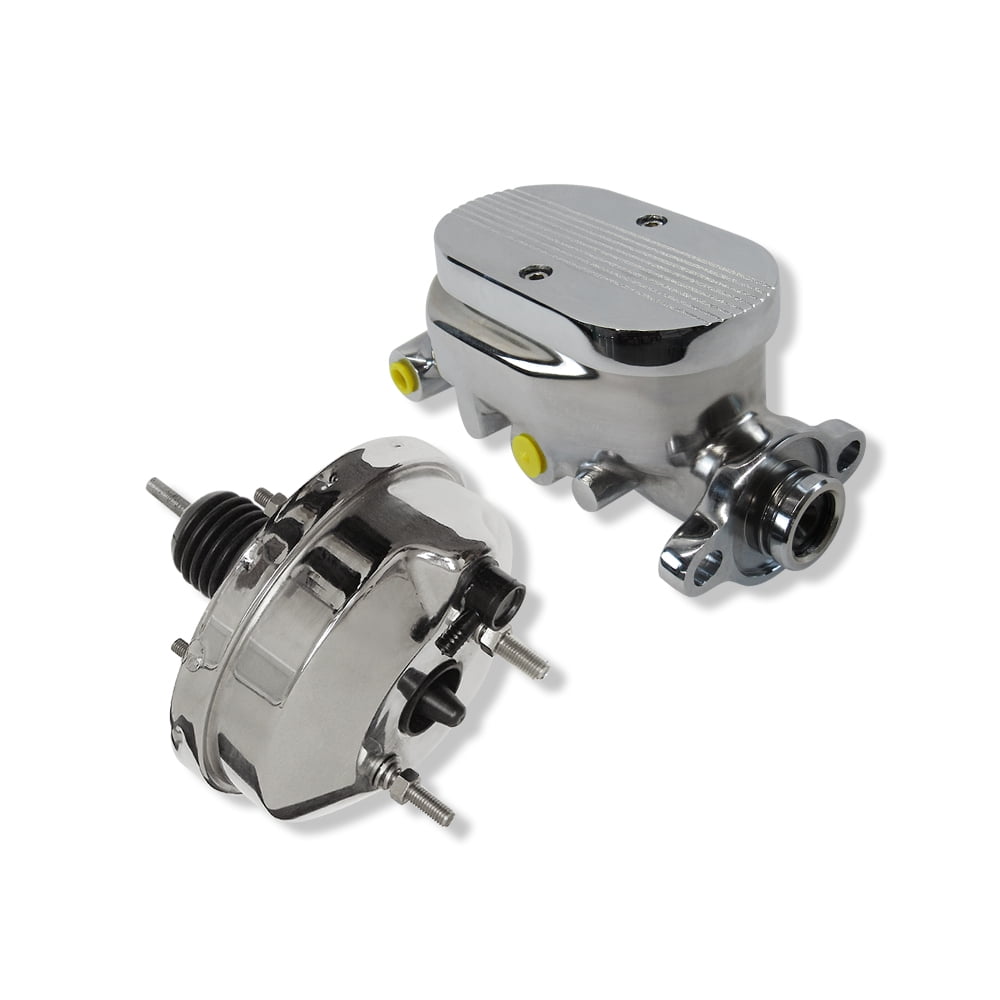 Aflle Racing Chrome 8" Single Diaphragm Power Brake Booster Street Rod ...