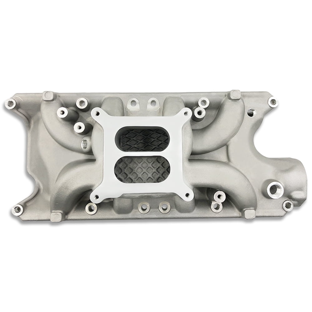 Aflle Racing Dual Plane Intake Manifold Satin For SBF Small Block 260 ...