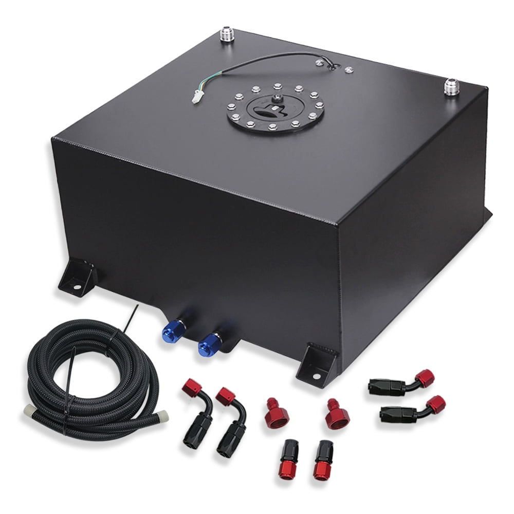 Aflle Racing Universal 10 Gallon Fuel Cell Gas Tank Aluminum with Level ...