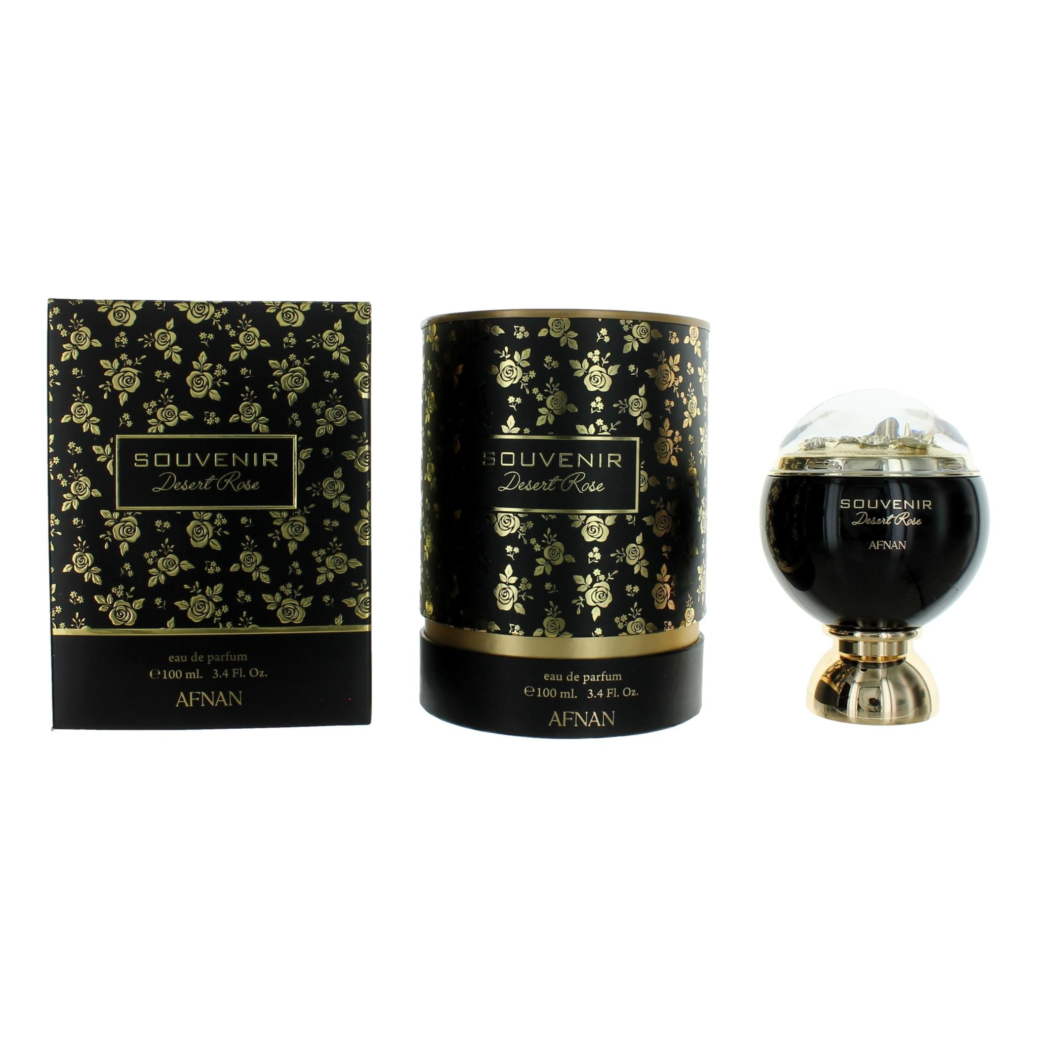 Afnan Souvenir Desert Rose EDP Spray for Women, 3.4 oz, Fruity Musk ...