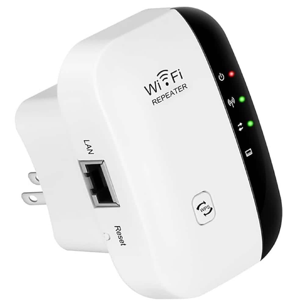 Afoxsos 300Mbps Wi-Fi Range Extender Signal Booster , Enhance Wireless ...