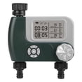 Afoxsos Battery Powered Sprinkler Timer with 2 Outlet Zones Multi ...