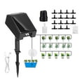 Afoxsos IP65 Solar Powered Drip Irrigation System Kit, Rechargeble ...