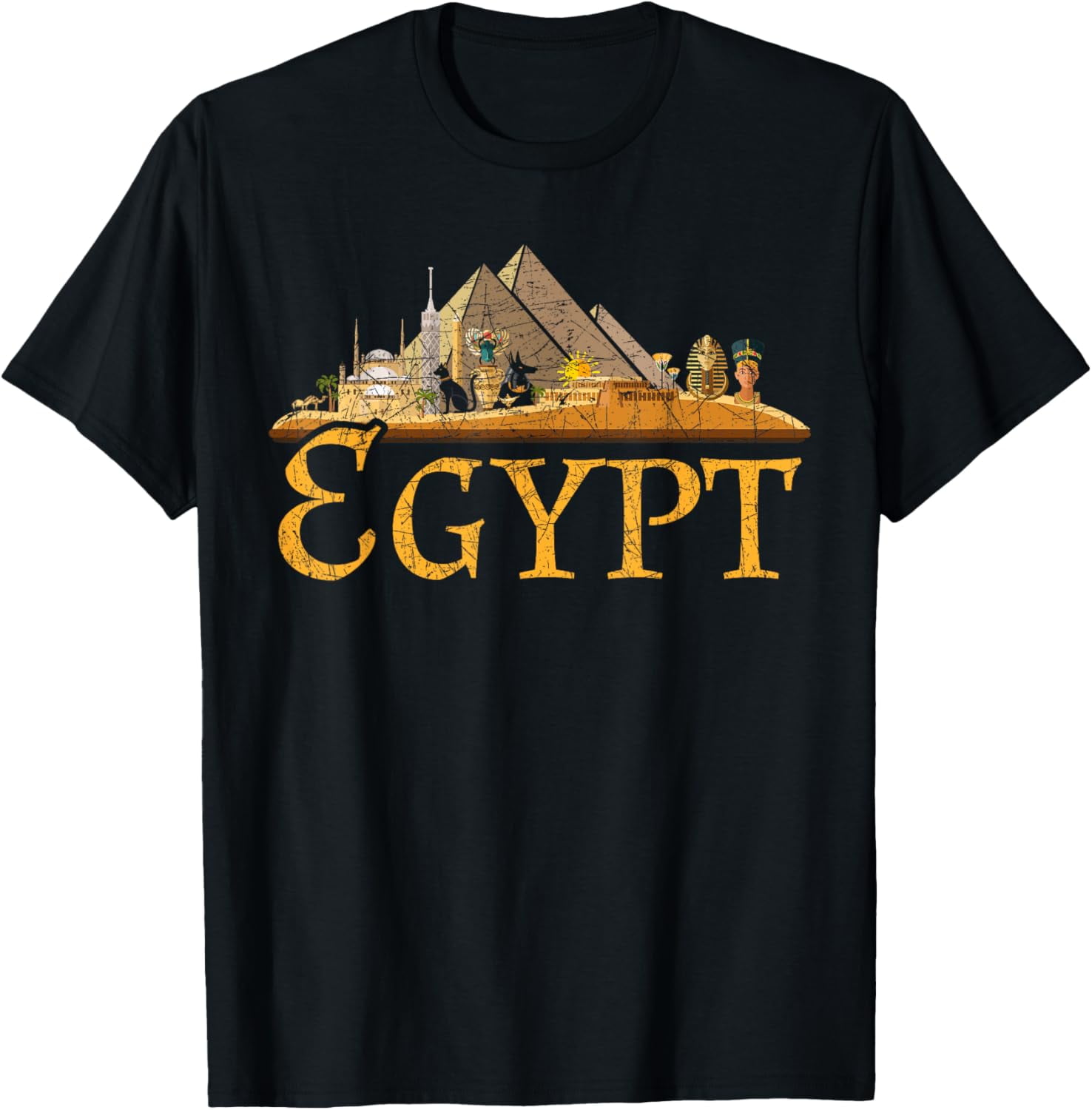 Africa Ancient Egyptian Pyramids Egypt T-Shirt - Walmart.com