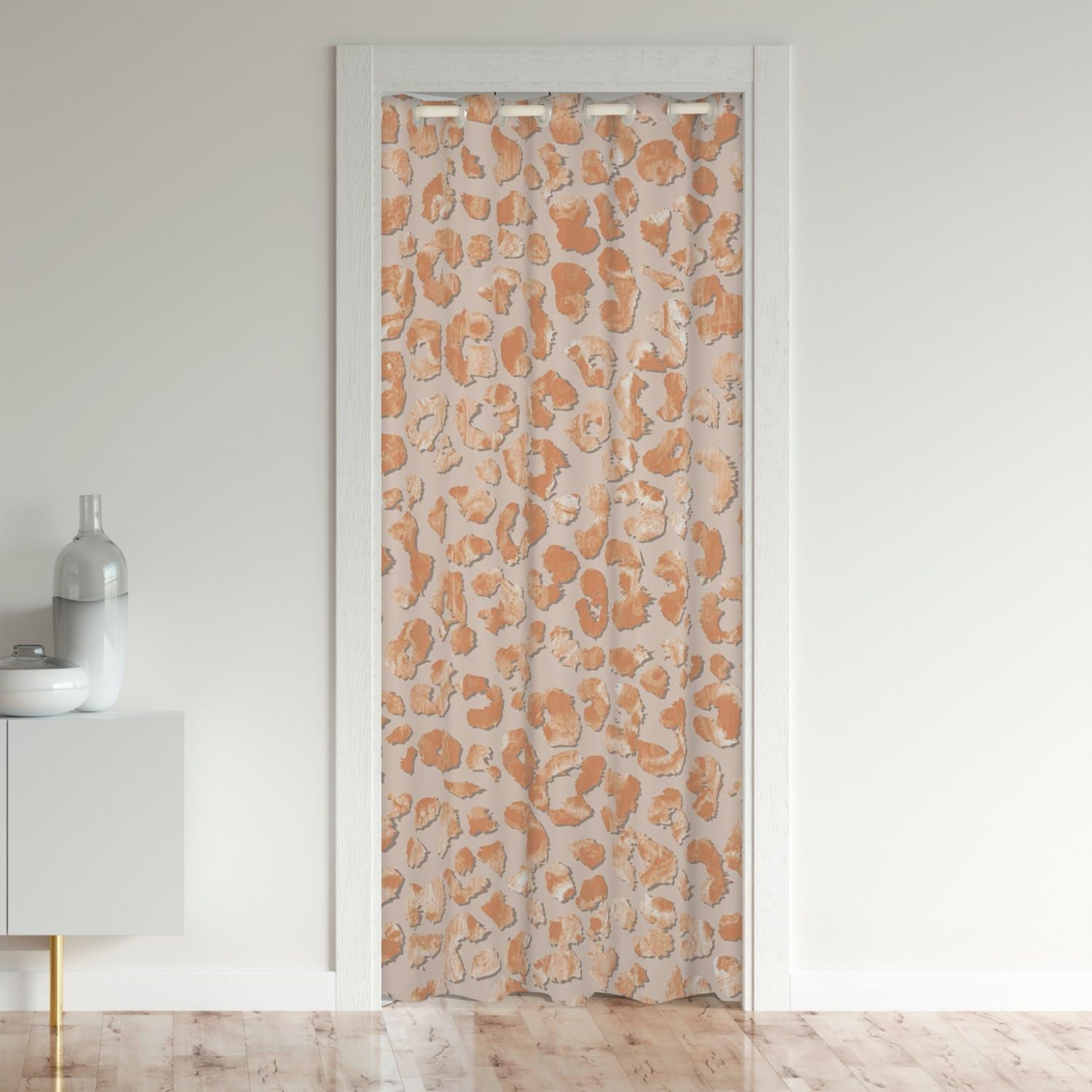 Africa Cheetah Colorful Leopard Pattern Door Curtains for Bedroom ...