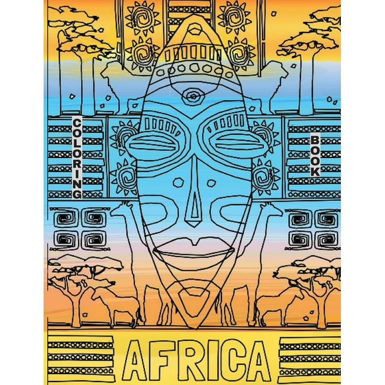 africa coloring book