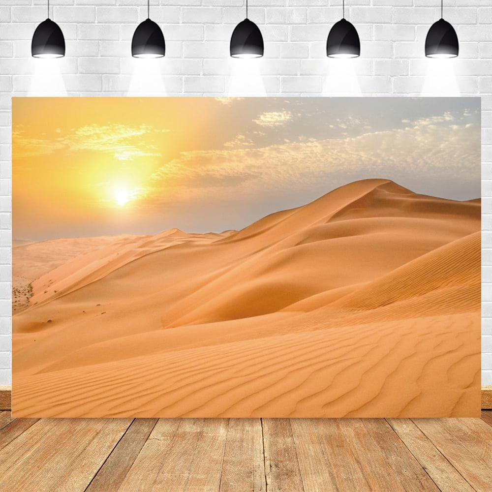 Africa Desert Photography Backdrop Egyptian Pyramid Desert Sand Dunes ...