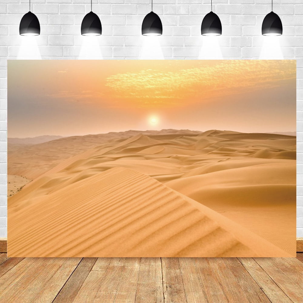 Africa Desert Photography Backdrop Egyptian Pyramid Desert Sand Dunes ...